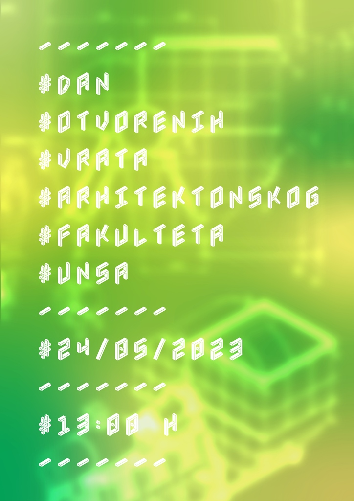 Arhitektonski fakultet i Građevinski fakultet UNSA organiziraju „Dan ...